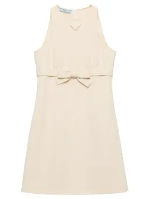 PRADA Bow Detailing Short Dress
