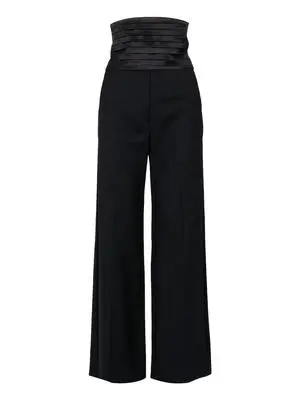 Erika Cavallini Wide Leg Trousers - Black