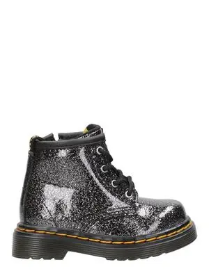 Dr. Martens Glitter Patent Leather Boots - Black