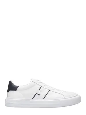 Hogan Leather Sneakers - Bianco+blu Notte