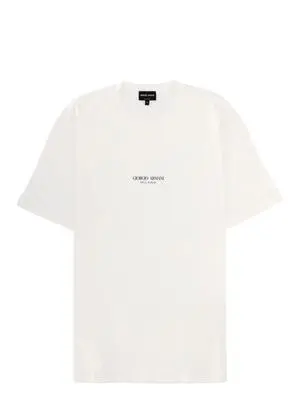 Giorgio Armani T Shirt With Logo - White