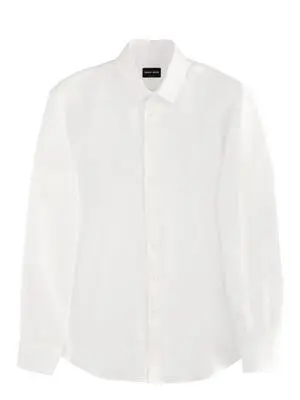 Giorgio Armani Linen Shirt - White