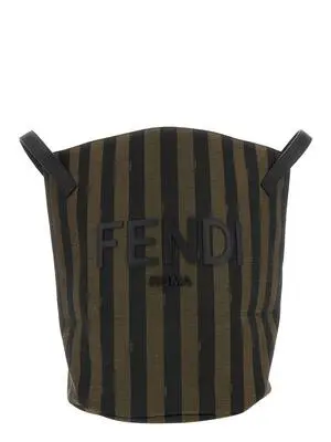Fendi Logo Bag - Brown