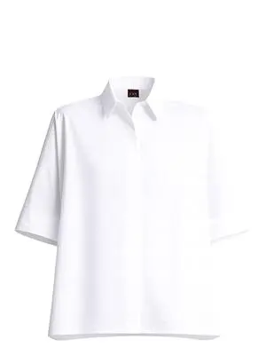 FAY Stretch Poplin Shirt - White