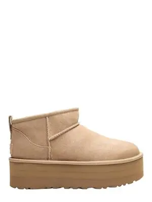 UGG Classic Ultra Mini Platform Boots - Sand
