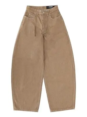 Jacquemus Wide Leg Jeans - Beige