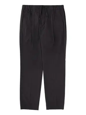 Herno Regular Fit Pants With Logo - Black