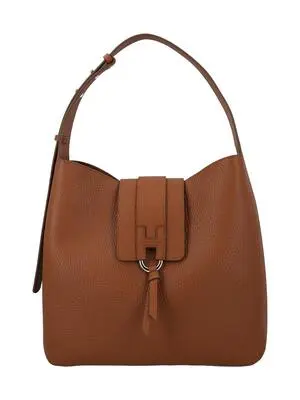 Hogan Trend Hobo Bag - Brown