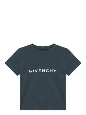 Givenchy Dark T Shirt With Logo - Green