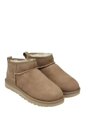UGG Classic Ultra Mini Ankle Boots - Brown