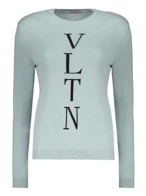 Valentino Garavani Garavani Logo Sweater - Blue