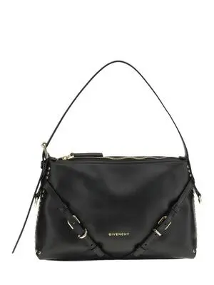 Givenchy Voyou Mini Leather Shoulder Bag - Black