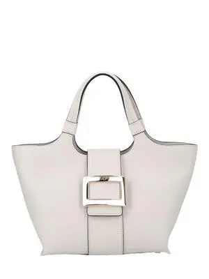 ROGER VIVIER Belle Vivier Mini Bag - White