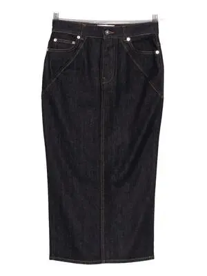 Givenchy Denim Midi Skirt - Blue
