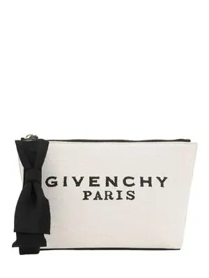 Givenchy Lovo Cotton Pouch - Beige