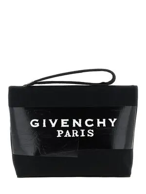 Givenchy Small Tape' Clutch - Black