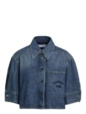 Givenchy Short Cocoon Shirt - Blue