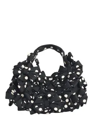 GANNI Fabric Hobo Mini Bag - Black