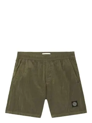 Stone Island Logo Swim Shorts - Green