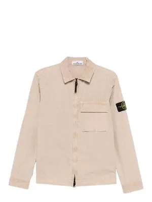 Stone Island Cotton Shirt - Beige