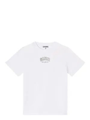 GANNI T-shirt With Logo - White