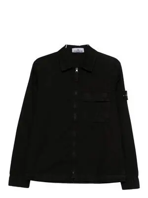Stone Island Cotton Shirt - Black
