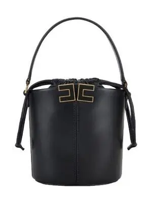 Elisabetta Franchi Bucket Bag - Black