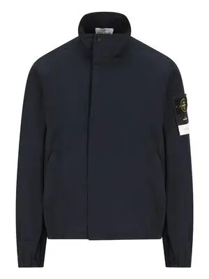 Stone Island Zipped Blouson Jacket - Blue