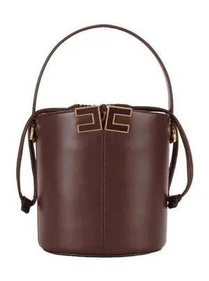 Elisabetta Franchi Bucket Bag - Brown