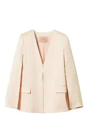 TWIN-SET Satin Cape Jacket