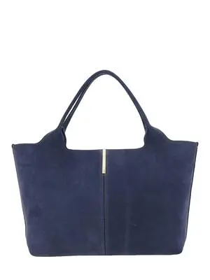 TOD'S Leather Tote Bag - Blue
