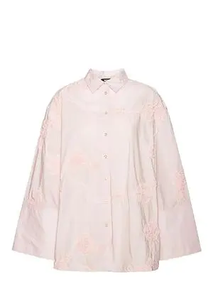 Remain Birger Christensen Oversized Floral Shirt - Pink