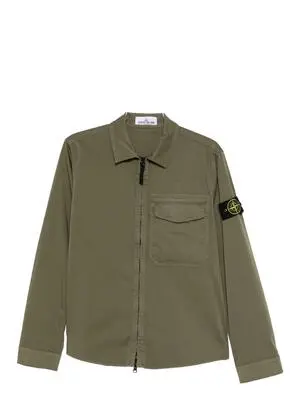 Stone Island Cotton Shirt - Green