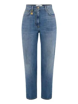 Elisabetta Franchi Balloon Leg Jeans - Blue