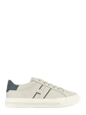 Hogan Leather Sneakers - Clear Blue