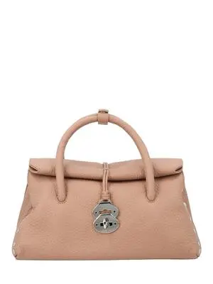ZANELLATO Leather Handheld Bag - Beige