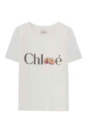 Chloé Logo T-shirt - White