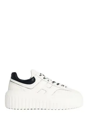 Hogan H-stripes Lace-up Sneakers - White