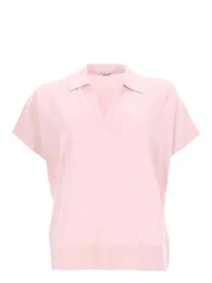 Aspesi Shirt With Polo Collar - Pink