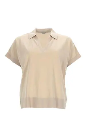 Aspesi Polo Collar Shirt - Beige