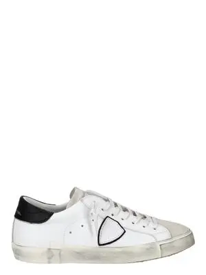 Philippe Model Lace Up Sneakers - White