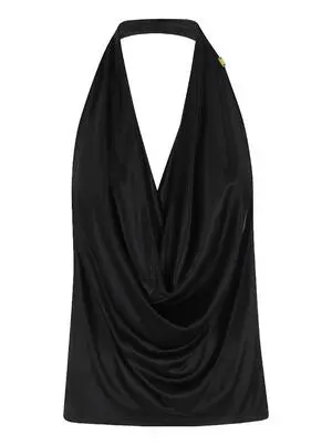 Elisabetta Franchi Jersey Top - Black