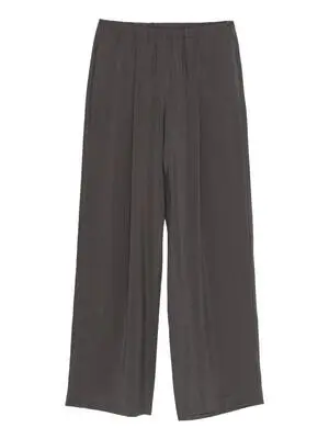 ALYSI Wide-leg Trousers - Grey