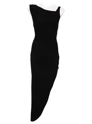 Elisabetta Franchi Sleeveless Long Dress - Black