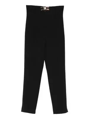 Elisabetta Franchi High-waisted Skinny Trousers - Black