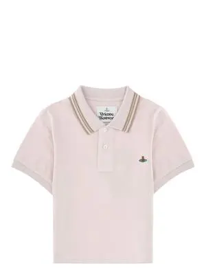 VIVIENNE WESTWOOD Polo With Logo - Lilac