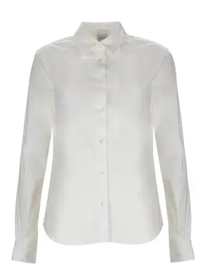 Aspesi Slim Fit Cotton Shirt - White