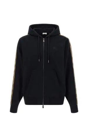Burberry Scott Hoodie - Blue