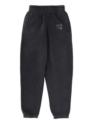 Alexander Wang Jogger Pants With Logo - Black