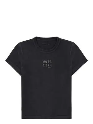 Alexander Wang T-shirt With Logo - Black